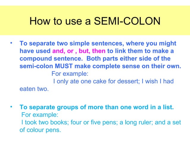 Year 8 punctuation summer term 2011 12 | PPT