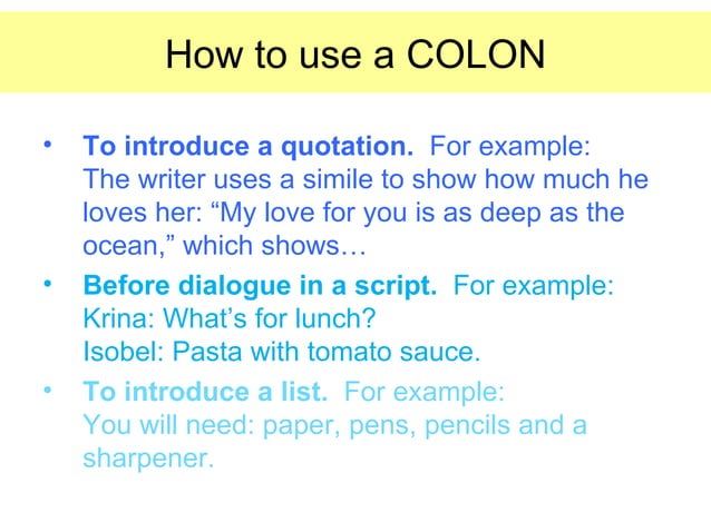 Year 8 punctuation summer term 2011 12 | PPT