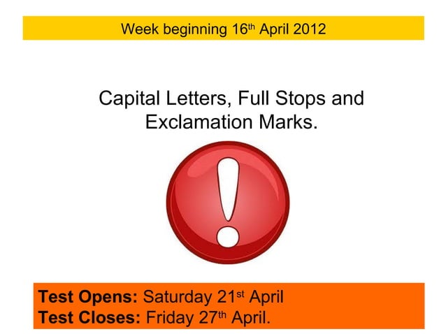Year 8 punctuation summer term 2011 12 | PPT