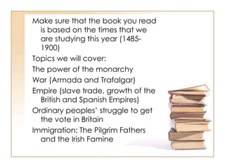 Year 8 reading list | PPTX