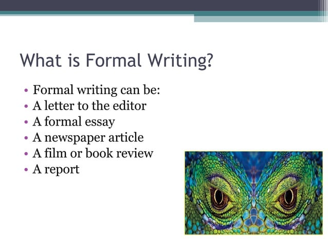 Year 9 Formal Writing | PPT | Education