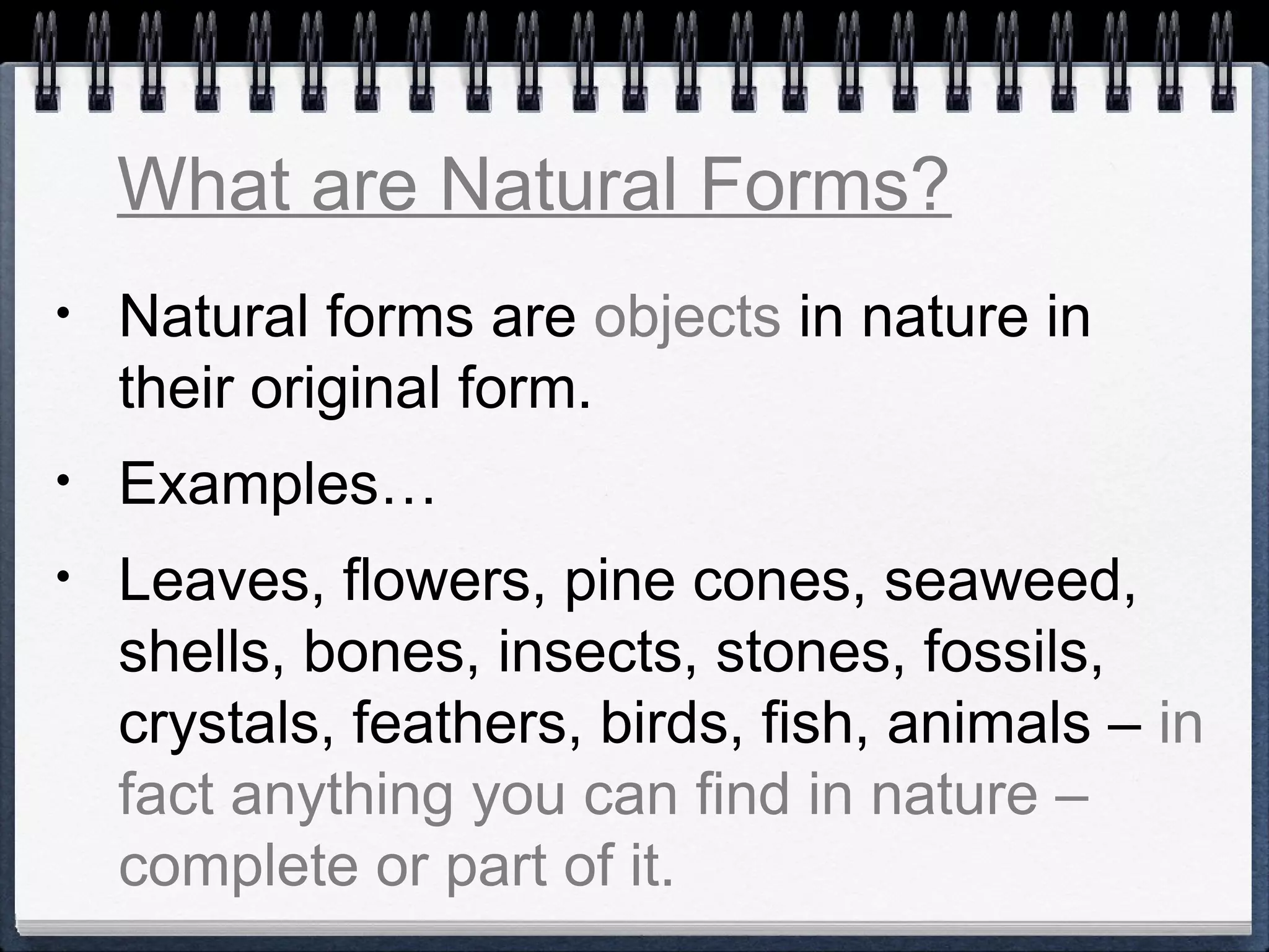 Year 9 gcse natural forms boards 2014 | PPT