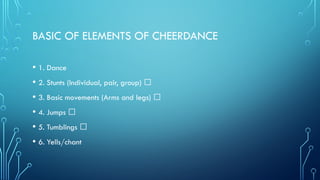 MYP Year 9 cheer-dance/Gymnastics lessons | PPTX