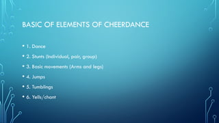 MYP Year 9 cheer-dance/Gymnastics lessons | PPTX