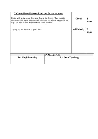 Year 9 Lesson-Graphics | DOCX | Educational Assessment | Education
