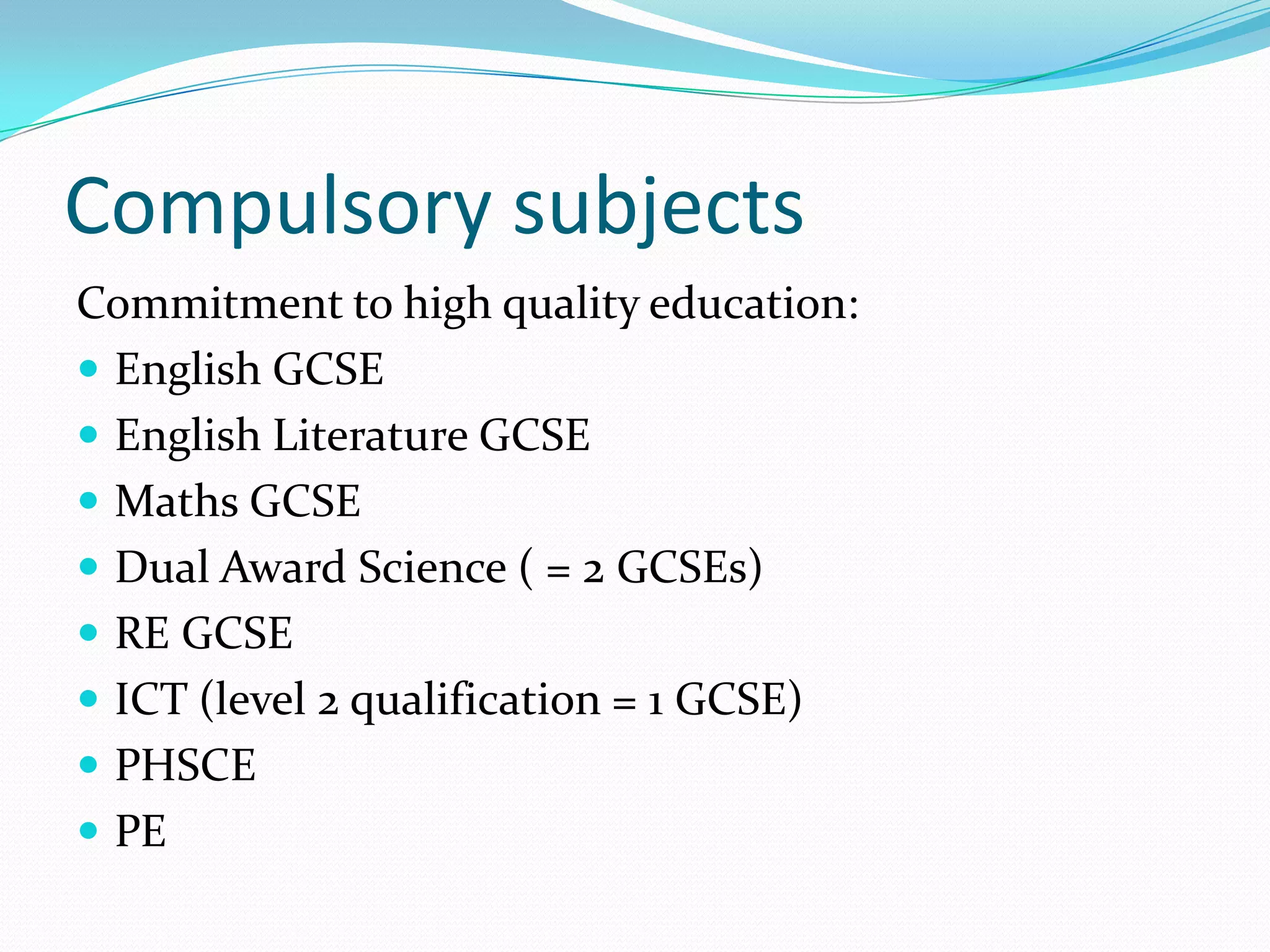Year 9 Options Presentation | PPTX