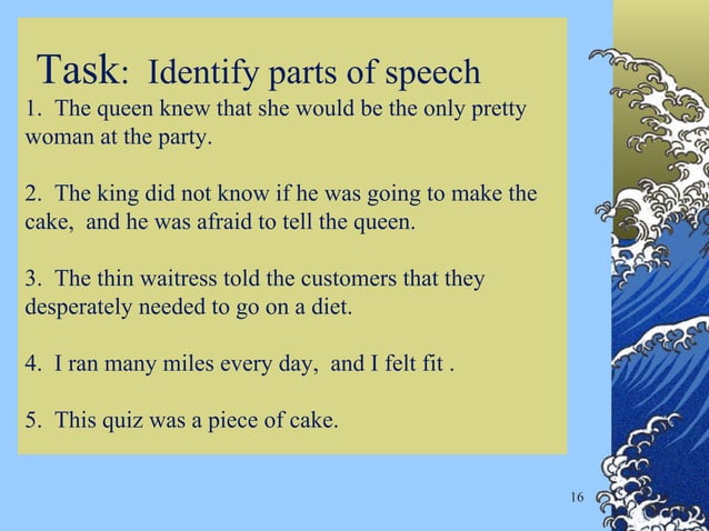 Year 9 parts of speech | PPT