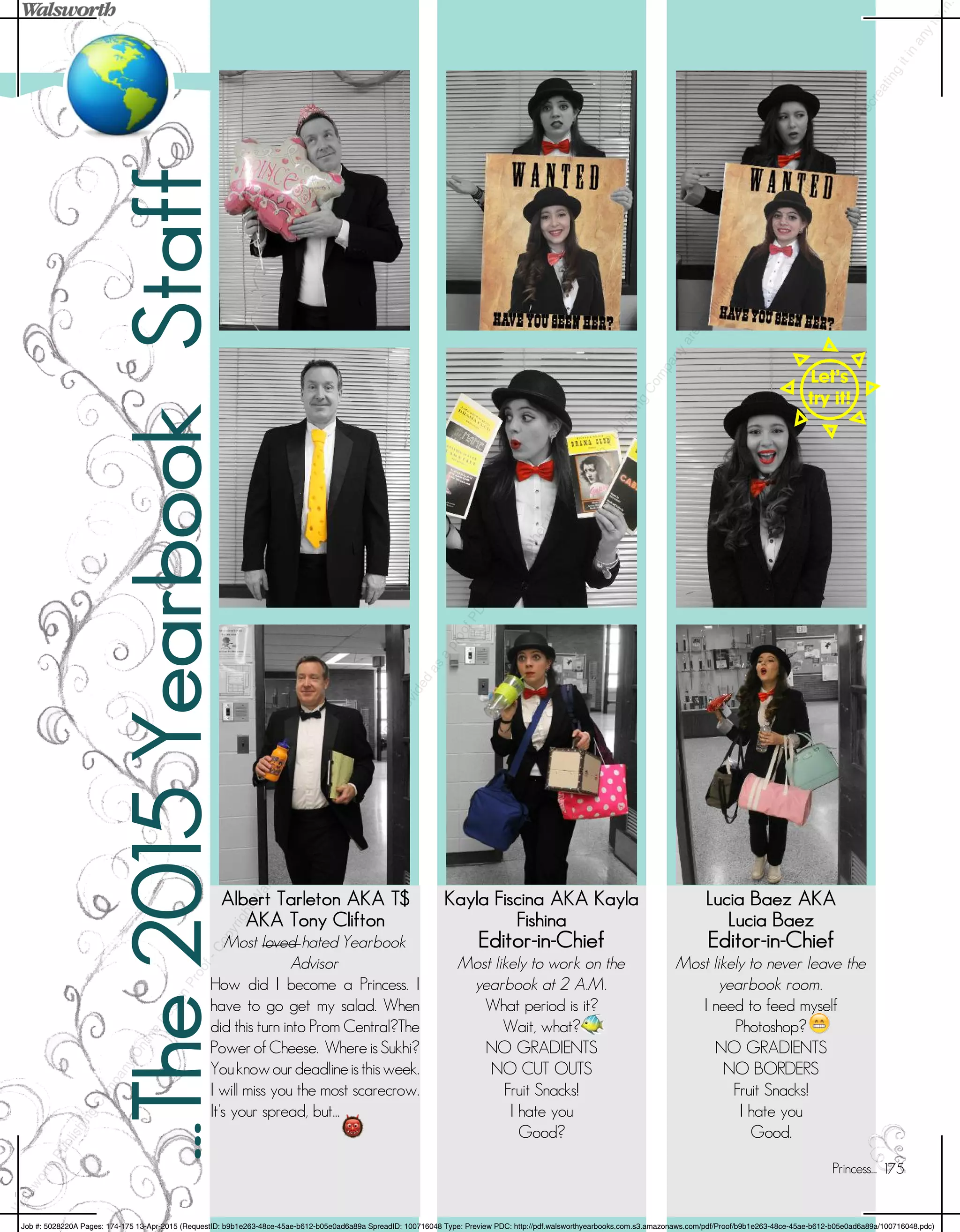 Yearbook staff | PDF