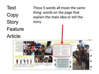 Yearbook vocabulary | PPT