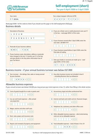 Year ending april 2009 from sam | PDF