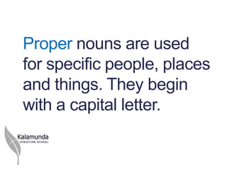 Year four nouns assorted | PPTX