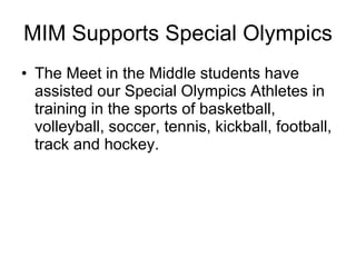 Yearly recap of mim | PPT