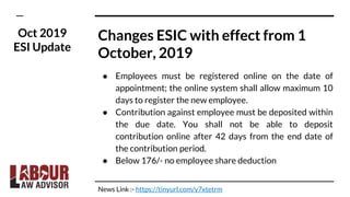 Labour Laws, Social Security, Employment Updates | PPT