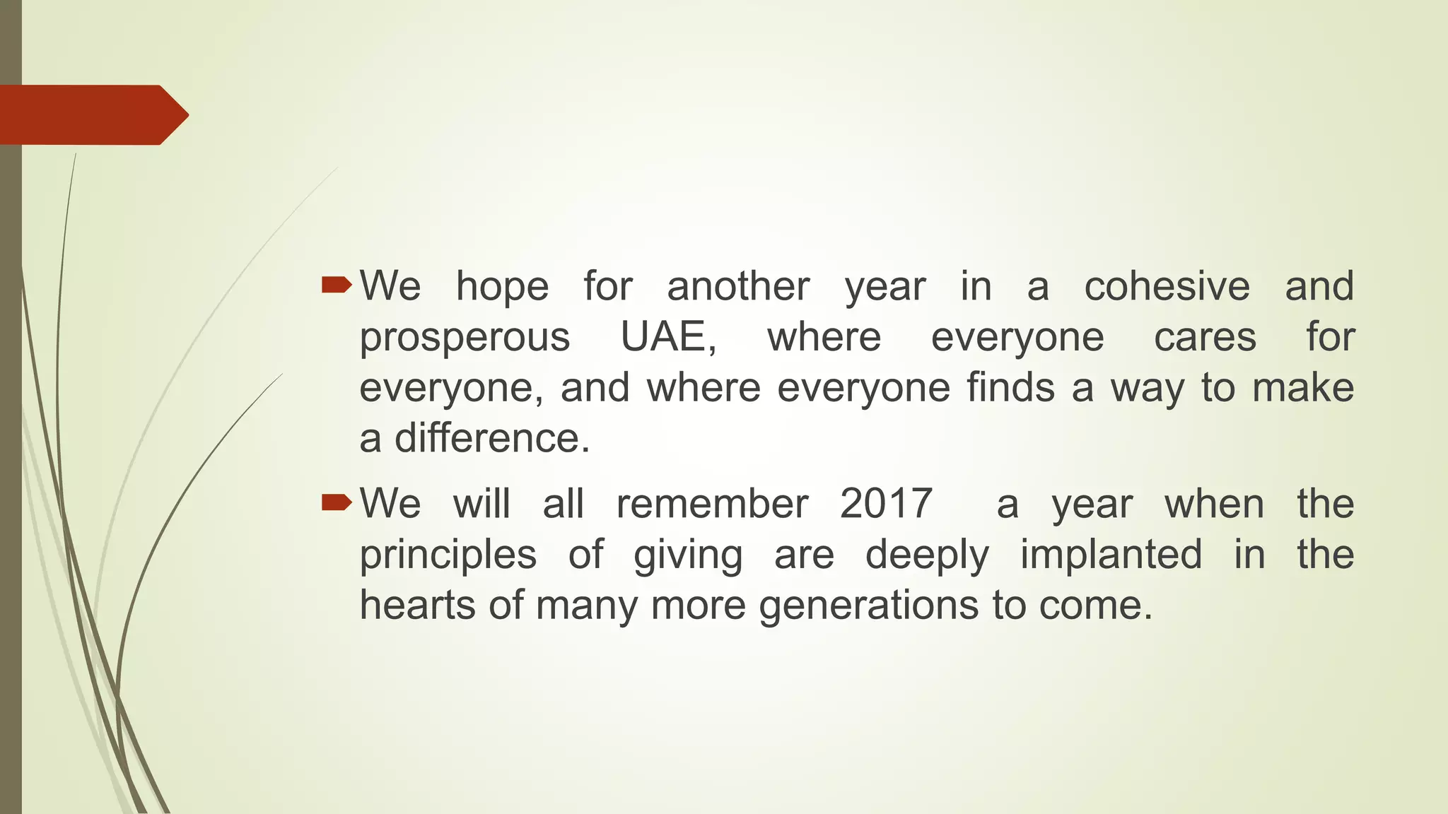 Year of giving | PPTX | Non-Profit Organizations | Industries