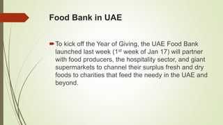 Year of giving | PPTX