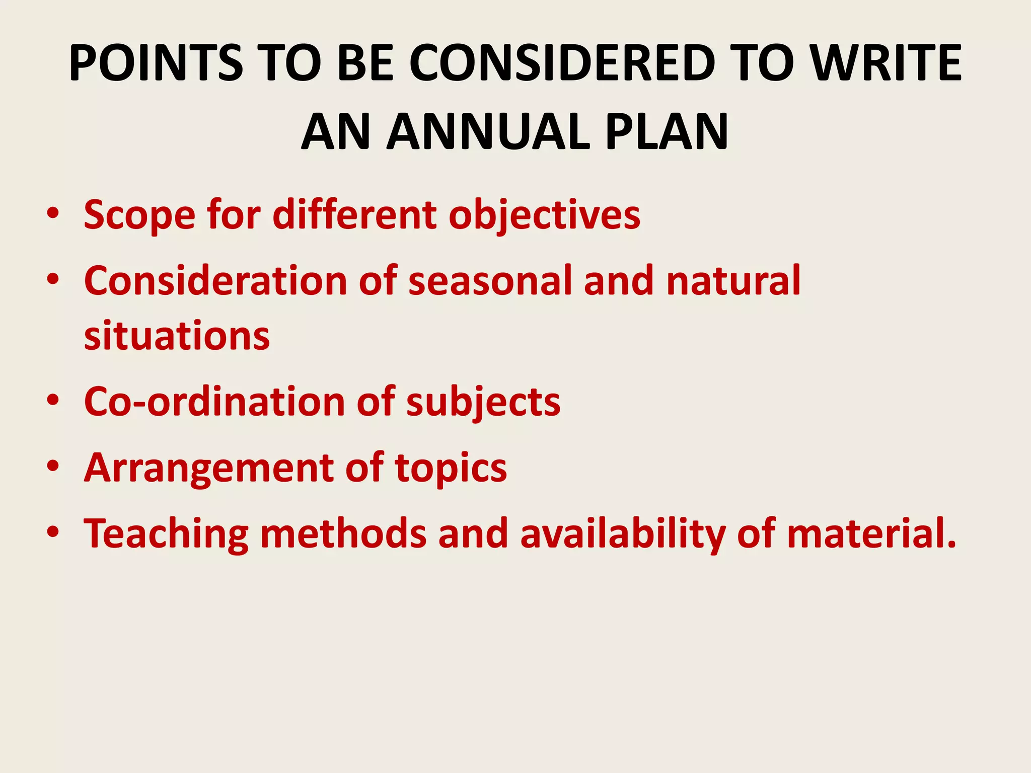 Year plan | PPTX
