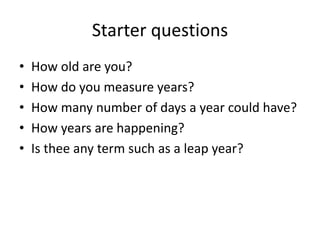 Years_ definition in Science | PPT