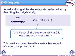 SET THEORY | PPTX