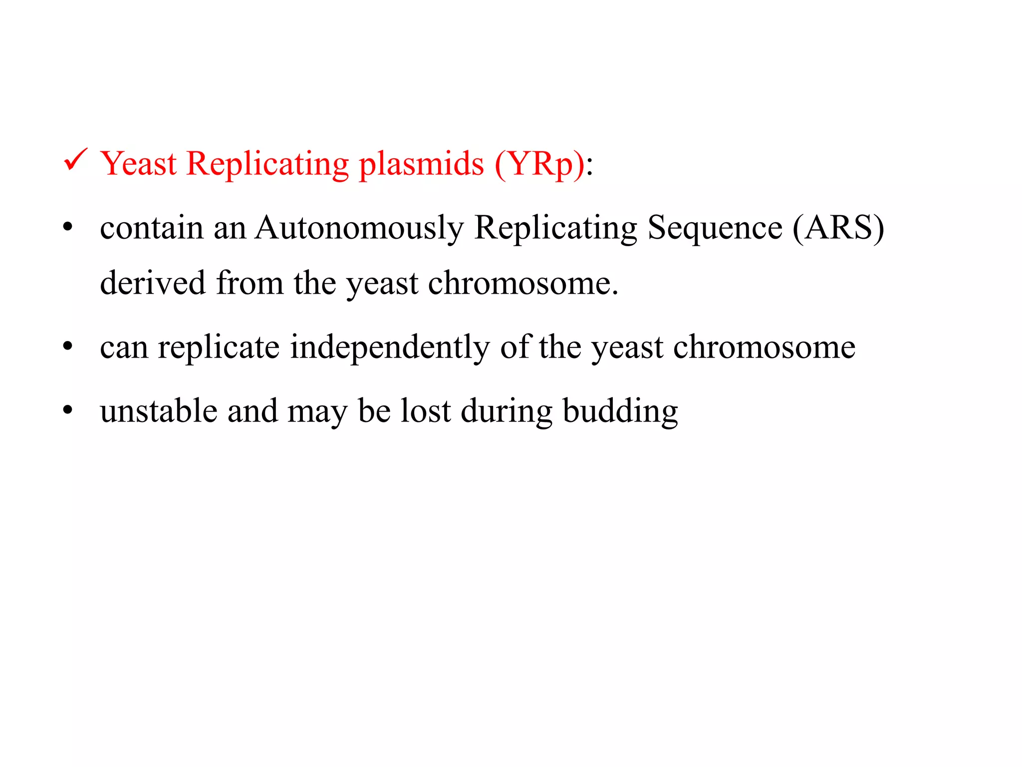 cloning and expression system in yeast | PPTX