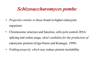 cloning and expression system in yeast | PPTX