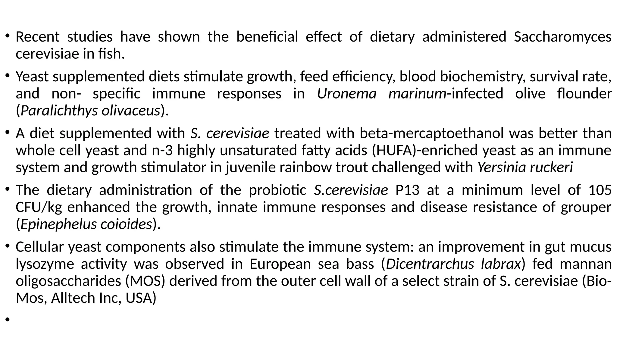 Yeast as Potential source of Sustainable fish feed by B.pptx