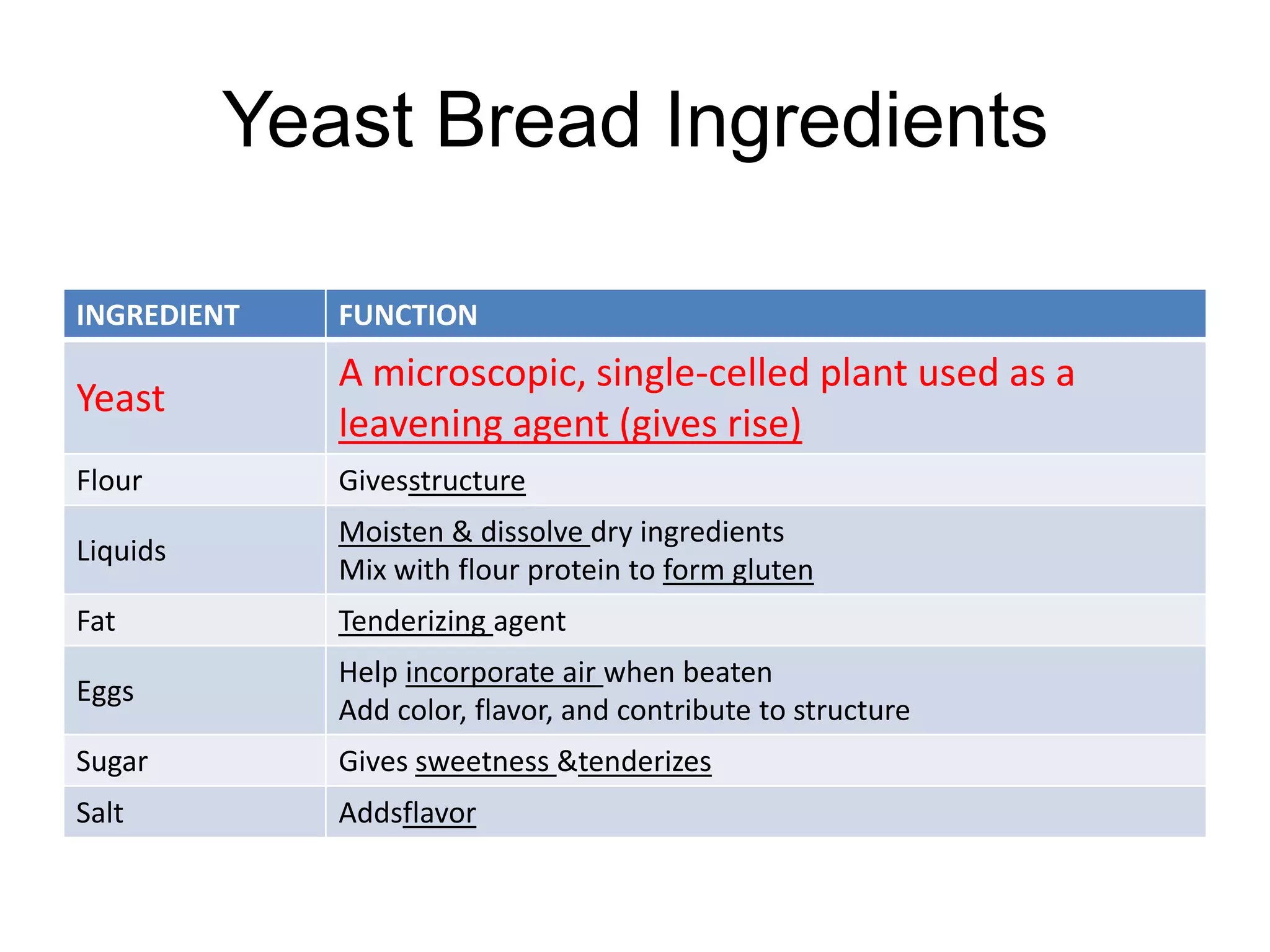 Yeast Breads PowerPoint | PPTX