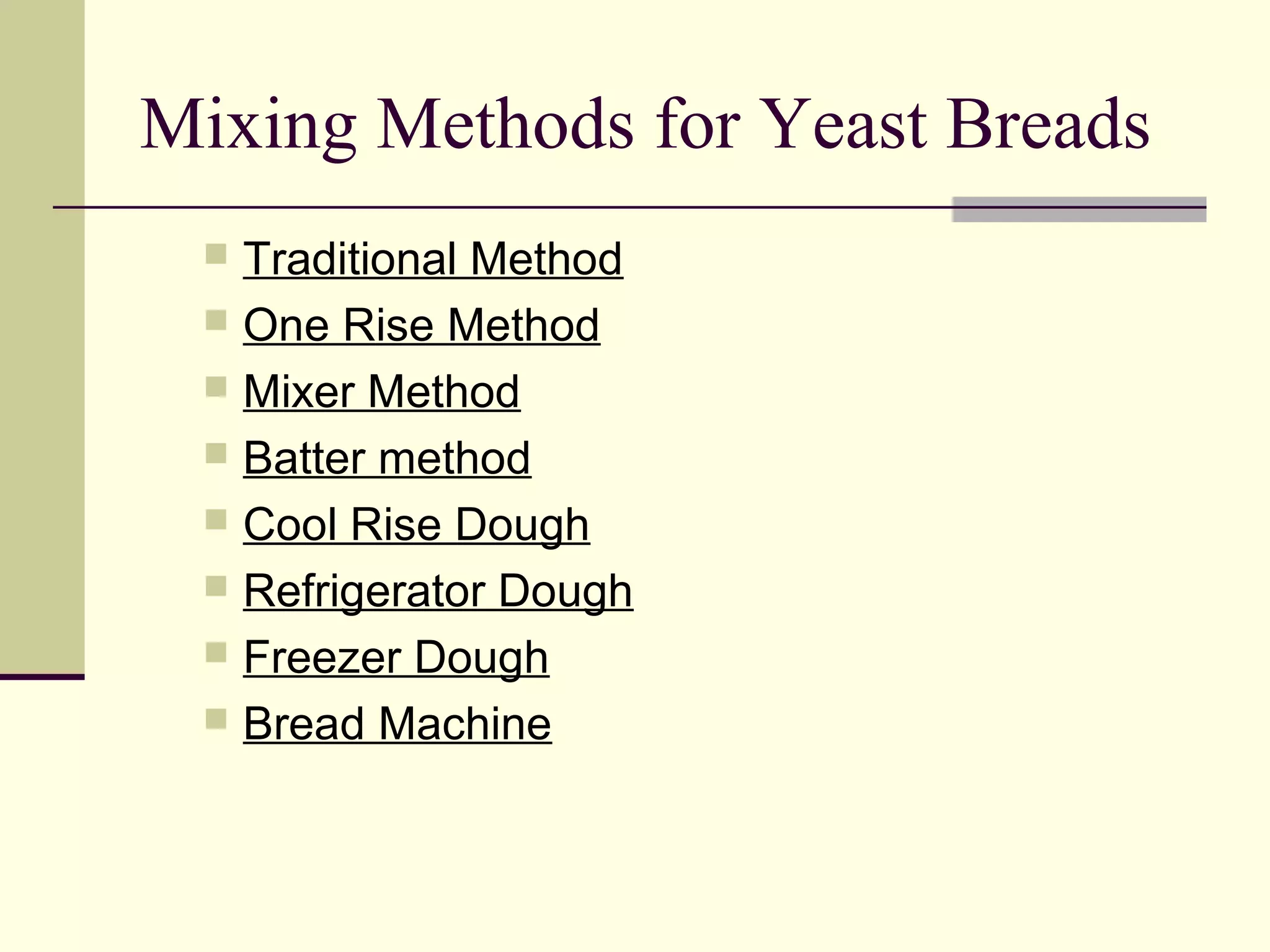 Yeast breads ppt | PPT