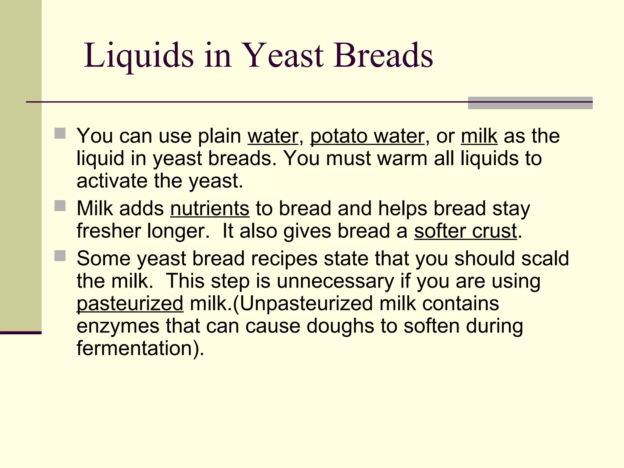Yeast breads ppt | PPT