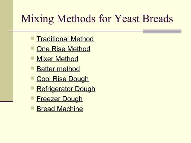 Yeast breads ppt | PPT