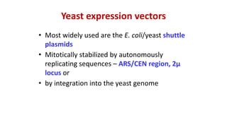 Yeast Expression system class 3.pptx