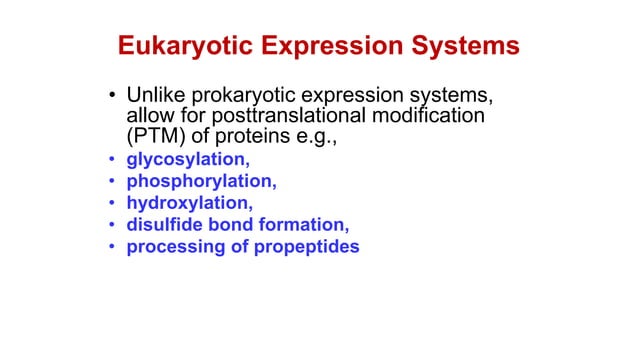 Yeast Expression system class 3.pptx | Biotech and Biomedical Industry ...