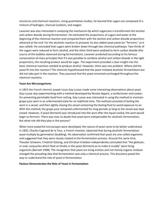 Yeast Fermentation and the Making of Beer and Wine.docx