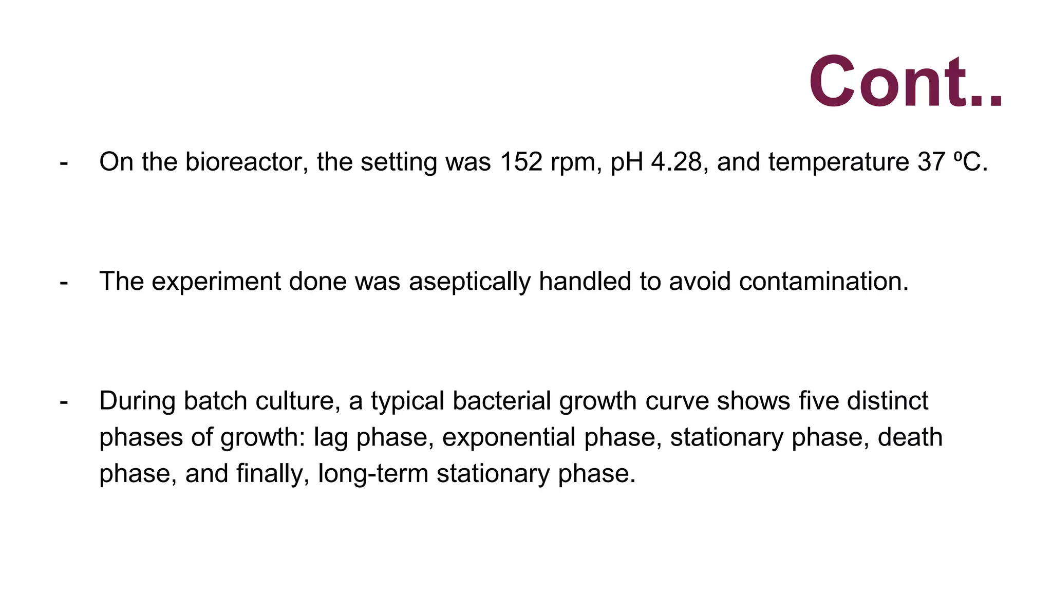 Yeast fermentation in bioreactor | PPTX