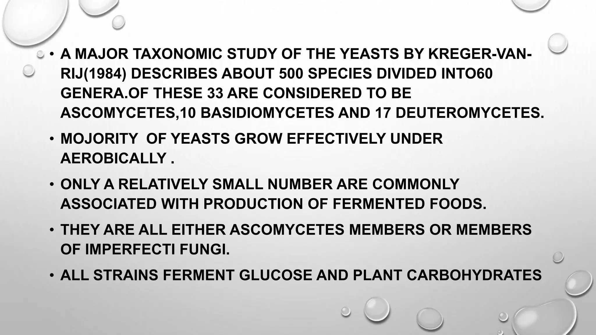 Yeast general characterstics | PPTX