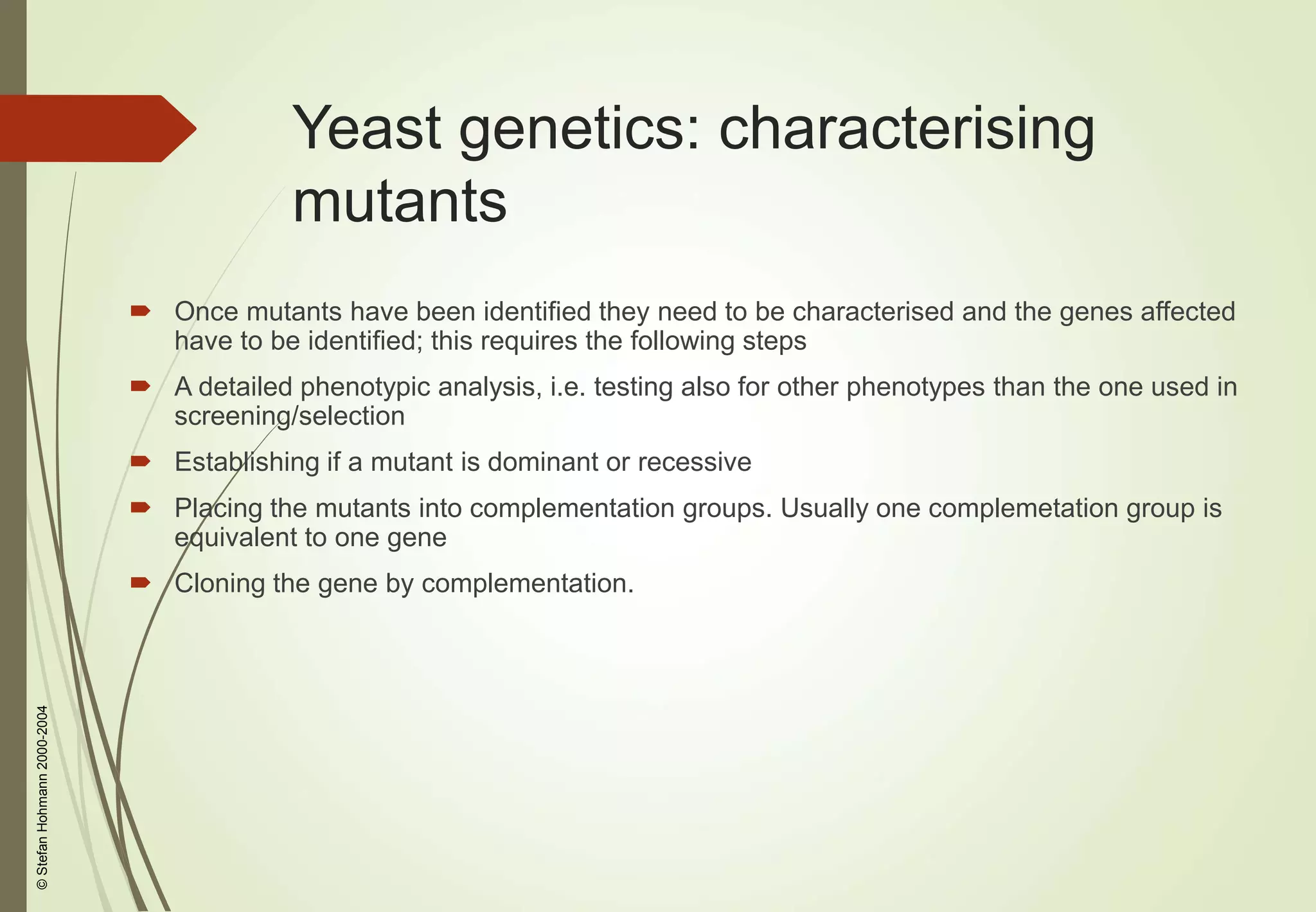yeast genetics.ppt