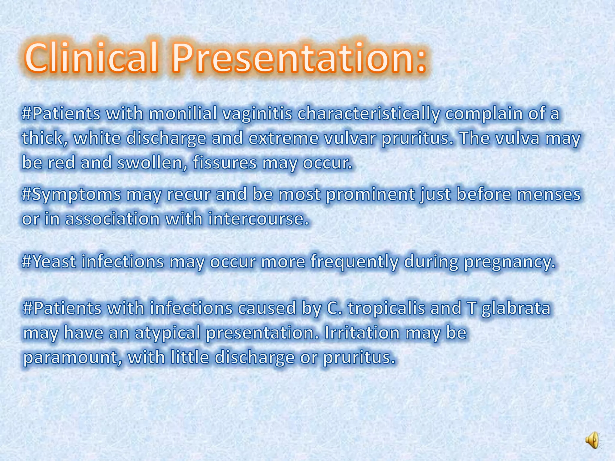 Yeast infection ppt | PPSX