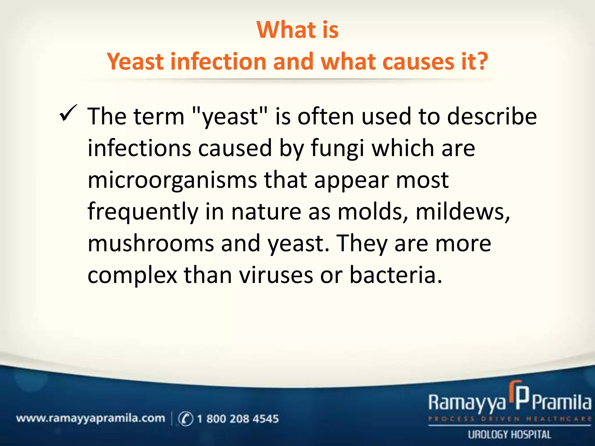 Yeast infections | PPTX