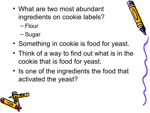 Yeast investigation - Part 2 | PPT
