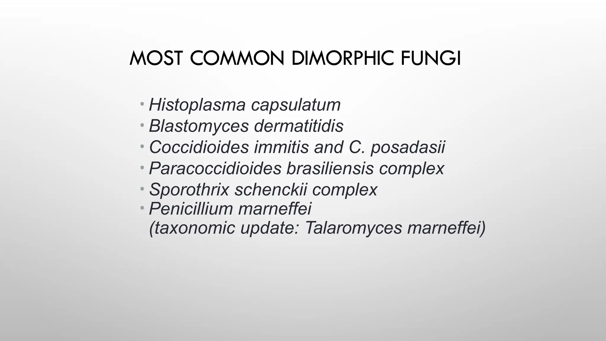 YEASTS AND DIMORPHIC FUNGI powerpoint ppt | PPT