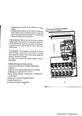 Yarn manufacturing technology I | PDF