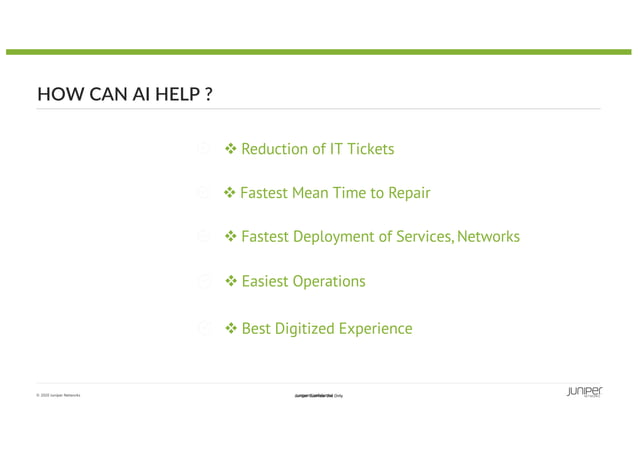 AI in Networking: Transforming Network Operations with Juniper Mist AIDE | PDF | Computer ...