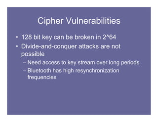Bluetooth Vulnerabilities | PPT
