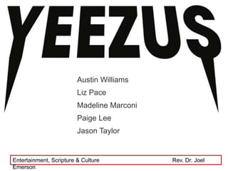 Yeezus Font