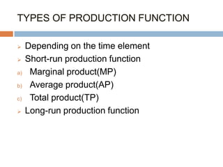 production analysis | PPTX | Business | Business and Finance