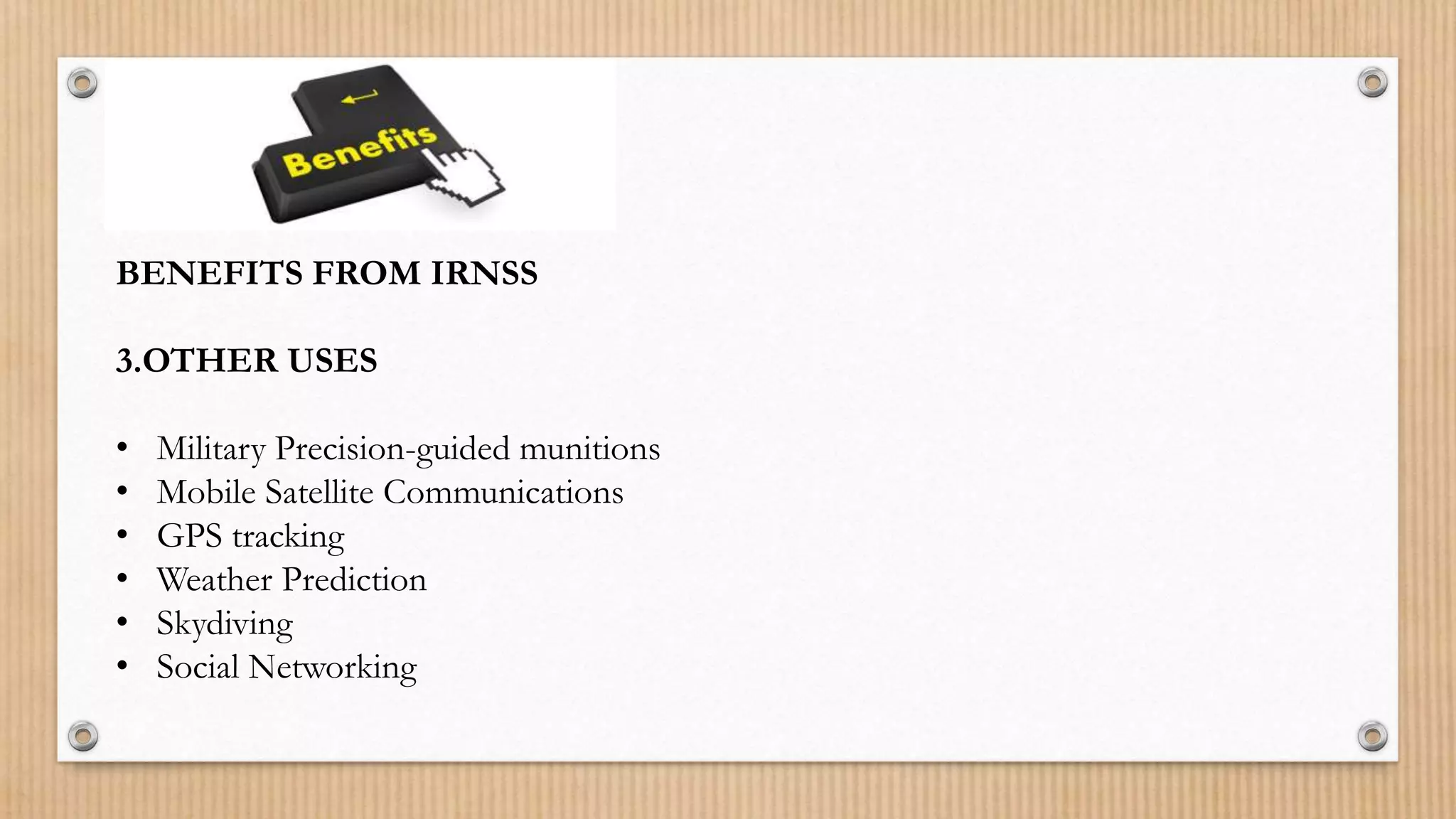 INDIAN REGIONAL NAVIGATIONAL SATELLITE SYSTEM (IRNSS) | PPTX