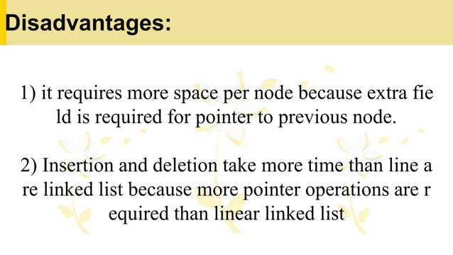 Double Linked List Algorithm Pptx Programming Languages Computing