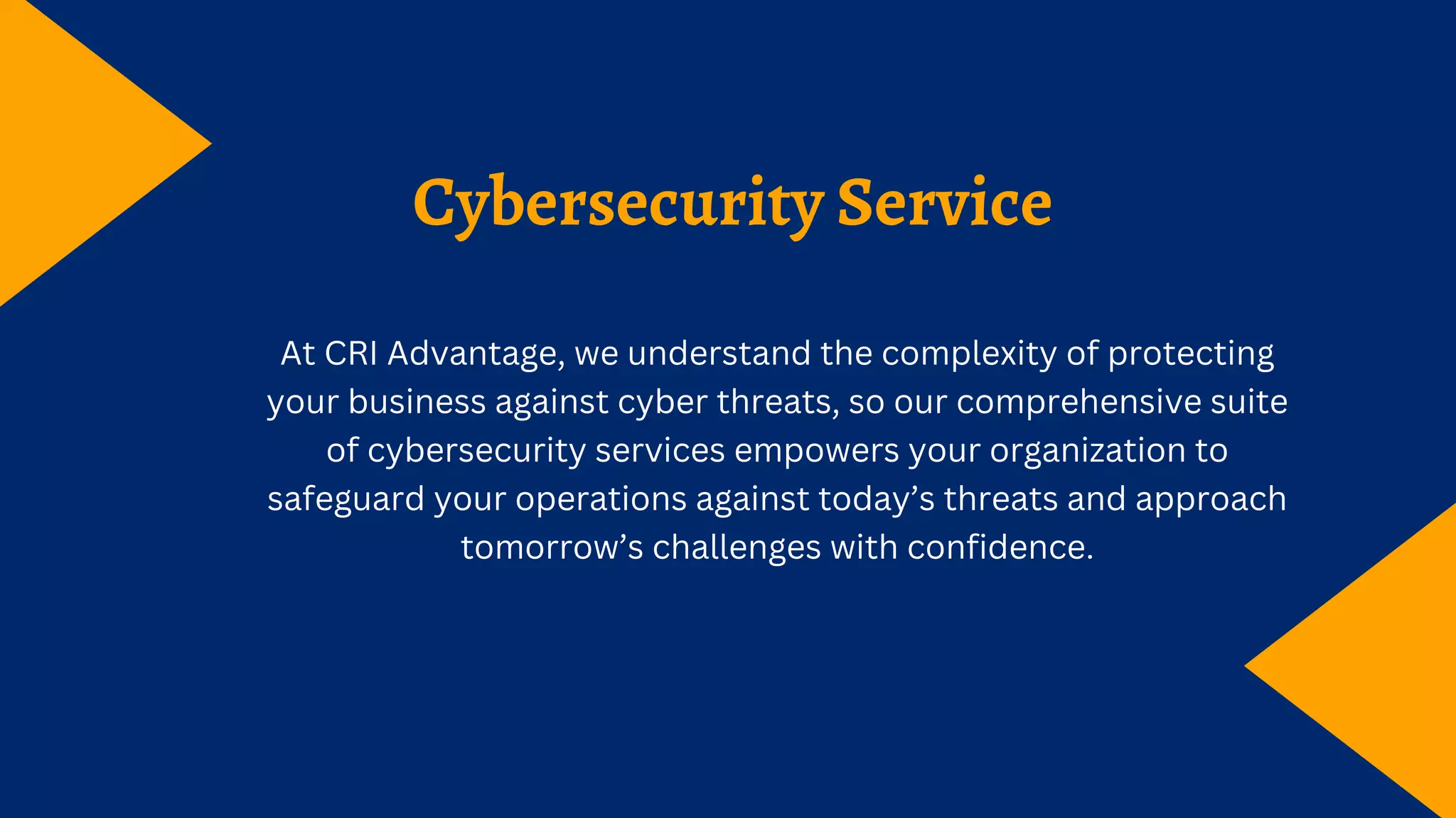Cyber Attack Response - CRI Advantage | PDF