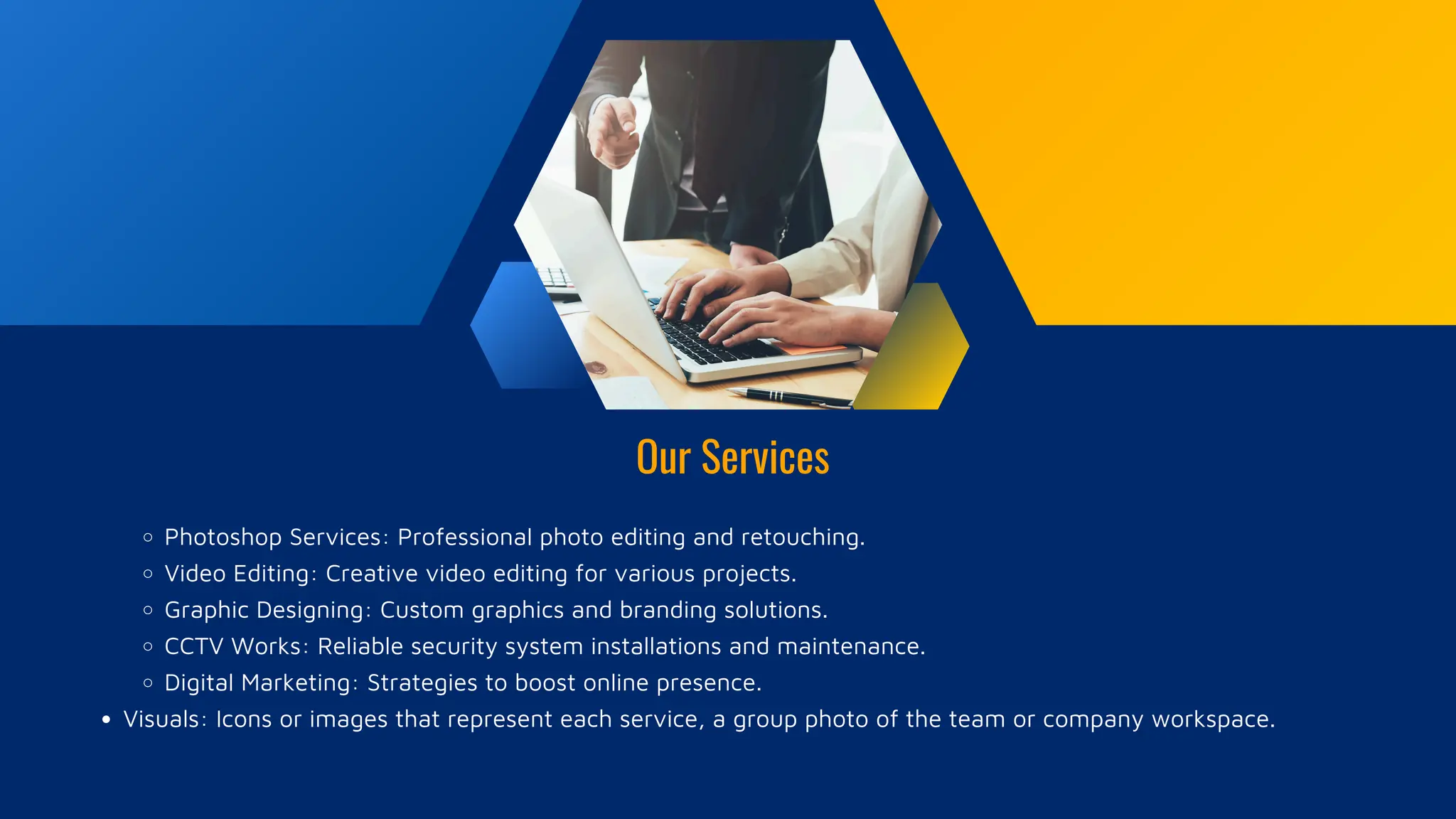 Yellow And Blue Modern Brand Marketing Strategy Presentation Template.pdf