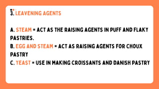 BAKING INGREDIENTS IN PASTRY MAKING-TLE 10 | PDF