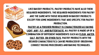 BAKING INGREDIENTS IN PASTRY MAKING-TLE 10 | PDF
